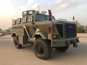 Defence expo: BEML unveils medium bullet proof vehicle at DefExpo - The ...