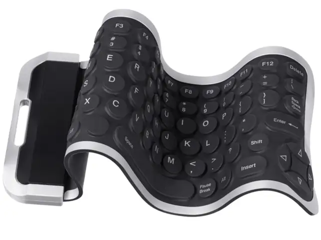 flexible keyboard: Stop carrying your chunky keyboard: New bendable ...