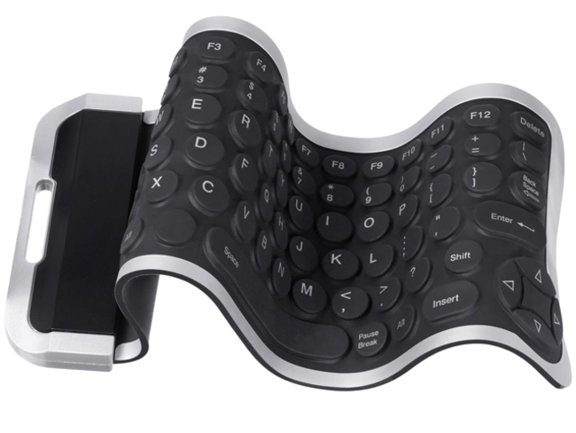 flexible keyboard: Stop carrying your chunky keyboard: New bendable ...
