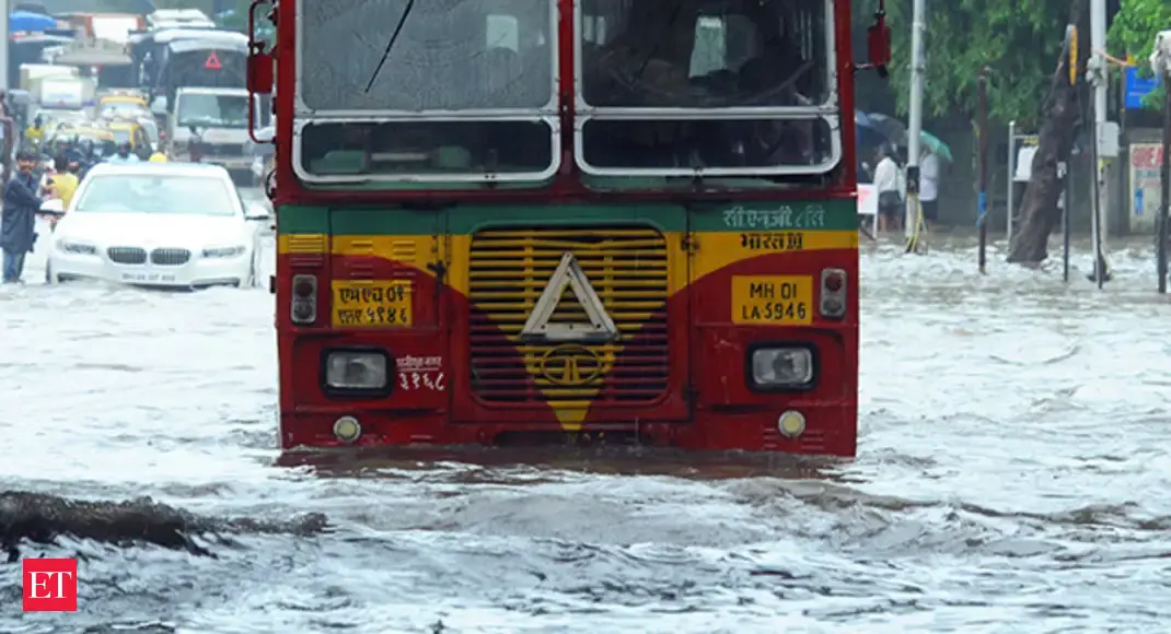 Mumbai rains: Mumbai rains: Train services disrupted due to ...