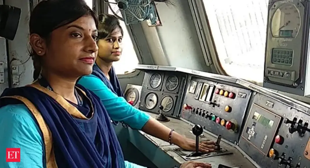 In a first, all-women crew takes charge of goods train - First time in ...