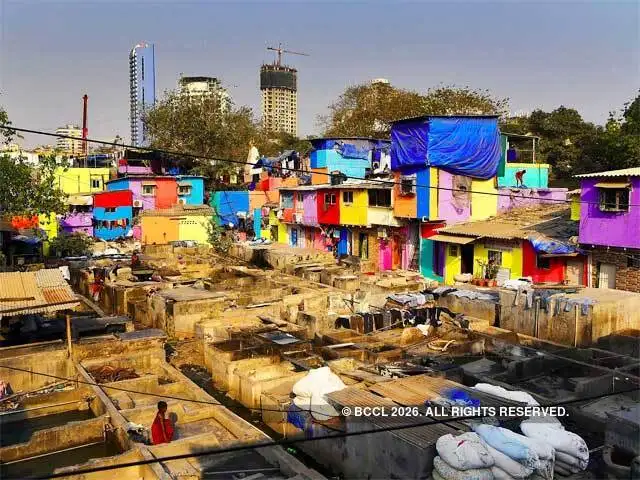 Colour me bright! Mumbai slums get a colourful face-lift - Colourful ...