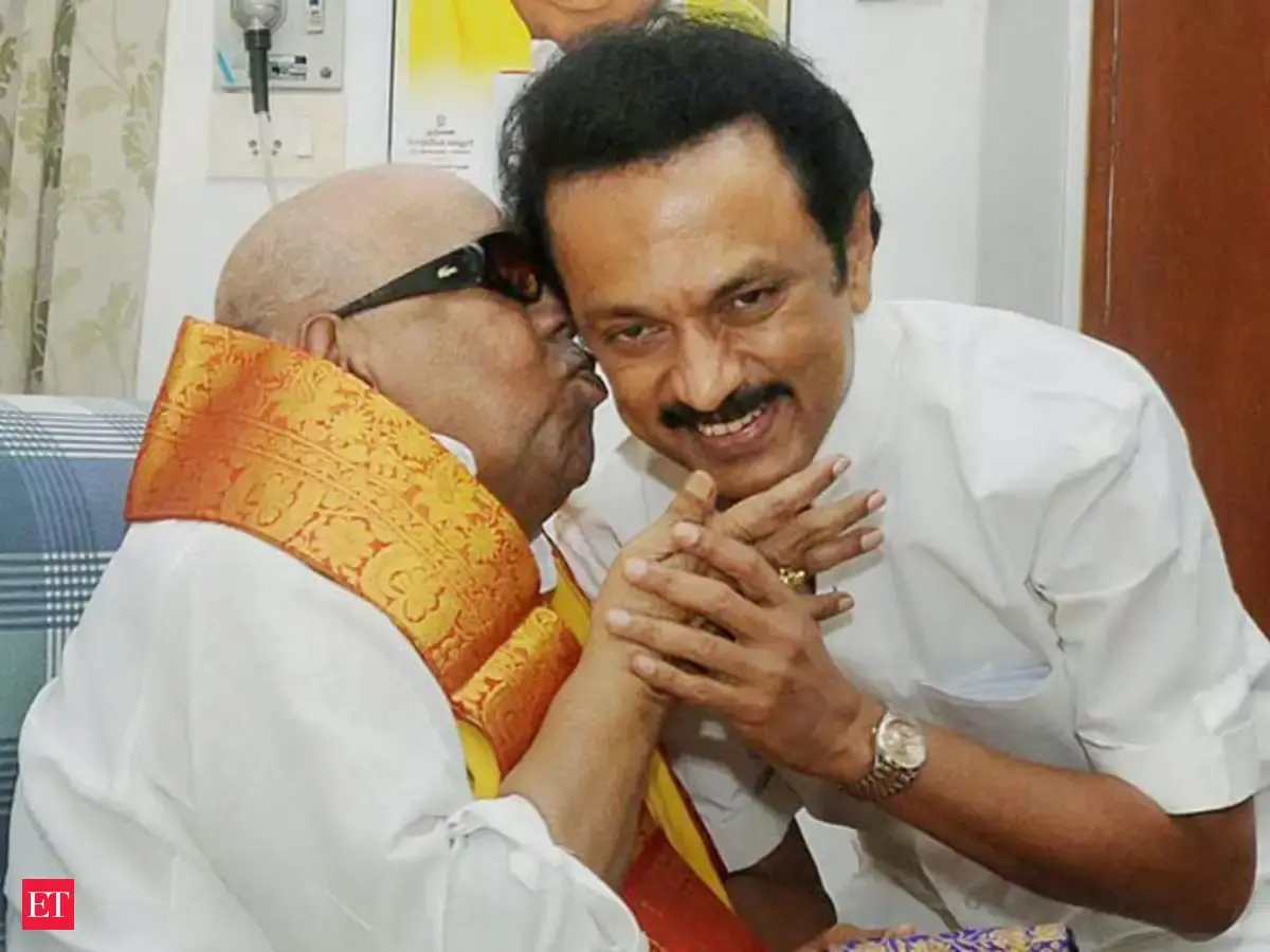 Watch: MK Stalin pens emotional poem for 'Appa' - The Economic Times ...