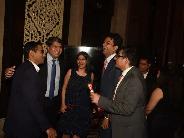 Sam Balsara of Madison World with Nadia Chauhan of Parle Agro - 40 ...