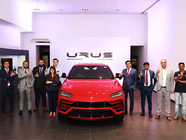 Rosso Anteros shade of red - Urus, Lamborghini's first super SUV just ...