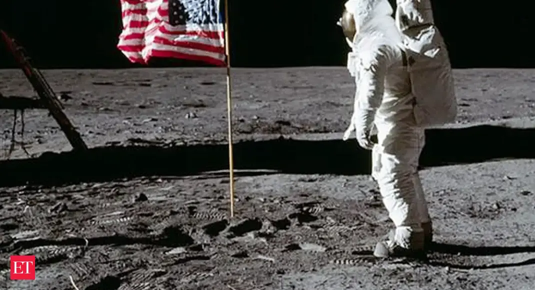 Neil Armstrong's first moon walk's commemorative plaque sold for ...