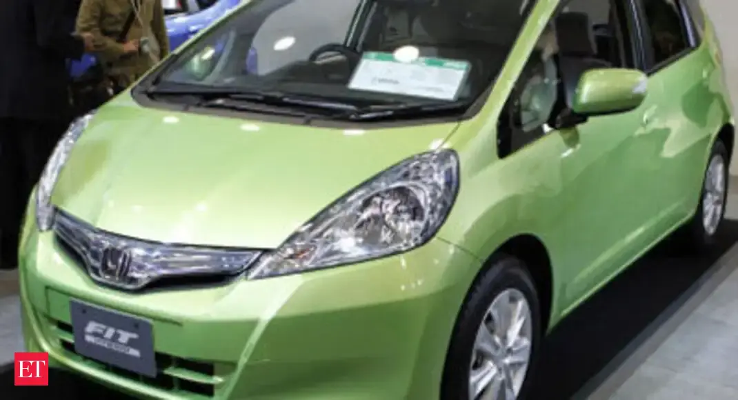 Honda's new compact car 'Fit Hybrid' - | The Economic Times