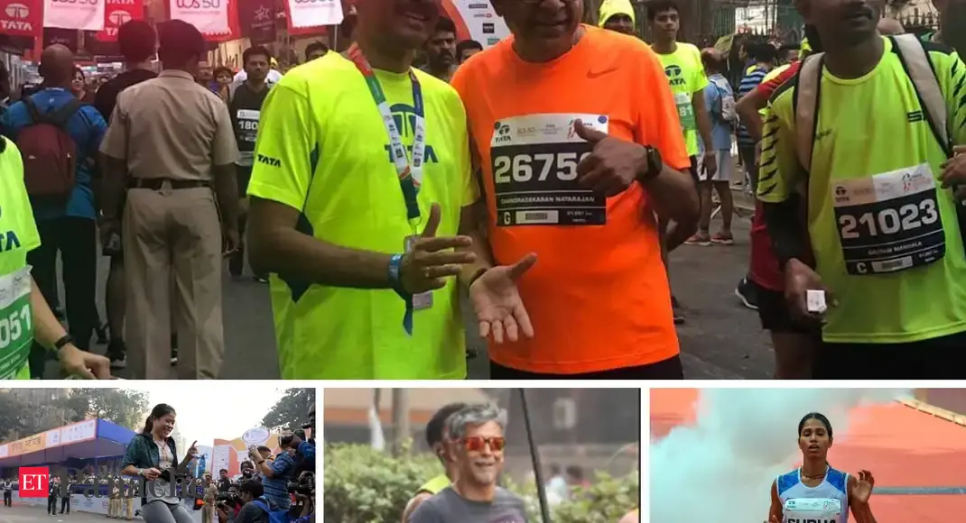 Mumbai Marathon: Mumbai Marathon: Tata Bosses, Mary Kom, Milind Soman ...