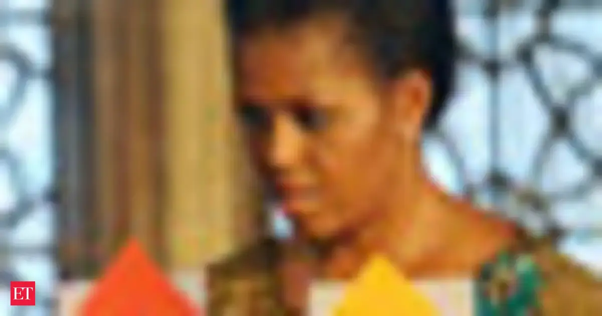 Michelle Obama plays her designer diplomacy - The Economic Times