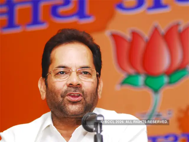 Mukhtar Abbas Naqvi: Minority Affairs - Meet the men and women who will ...