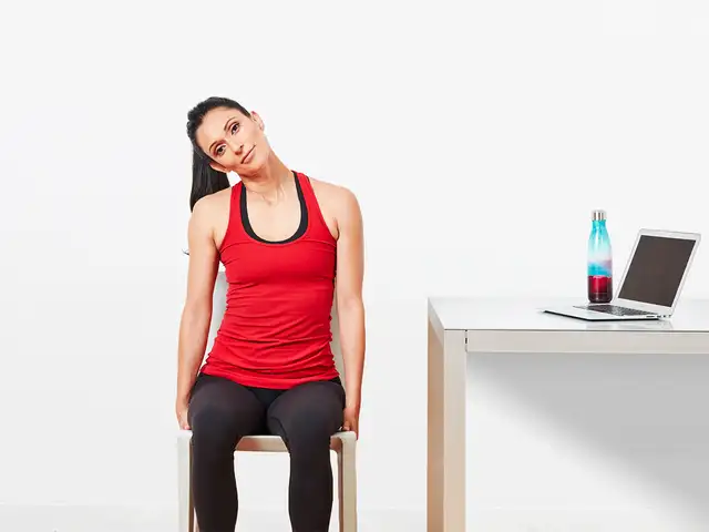 Staff Pose - 5 Simple Exercises To Calm Your Muscles At Work | The ...