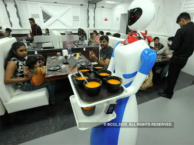 'Robot Restaurant' comes to Bengaluru - Robots serve food | The ...