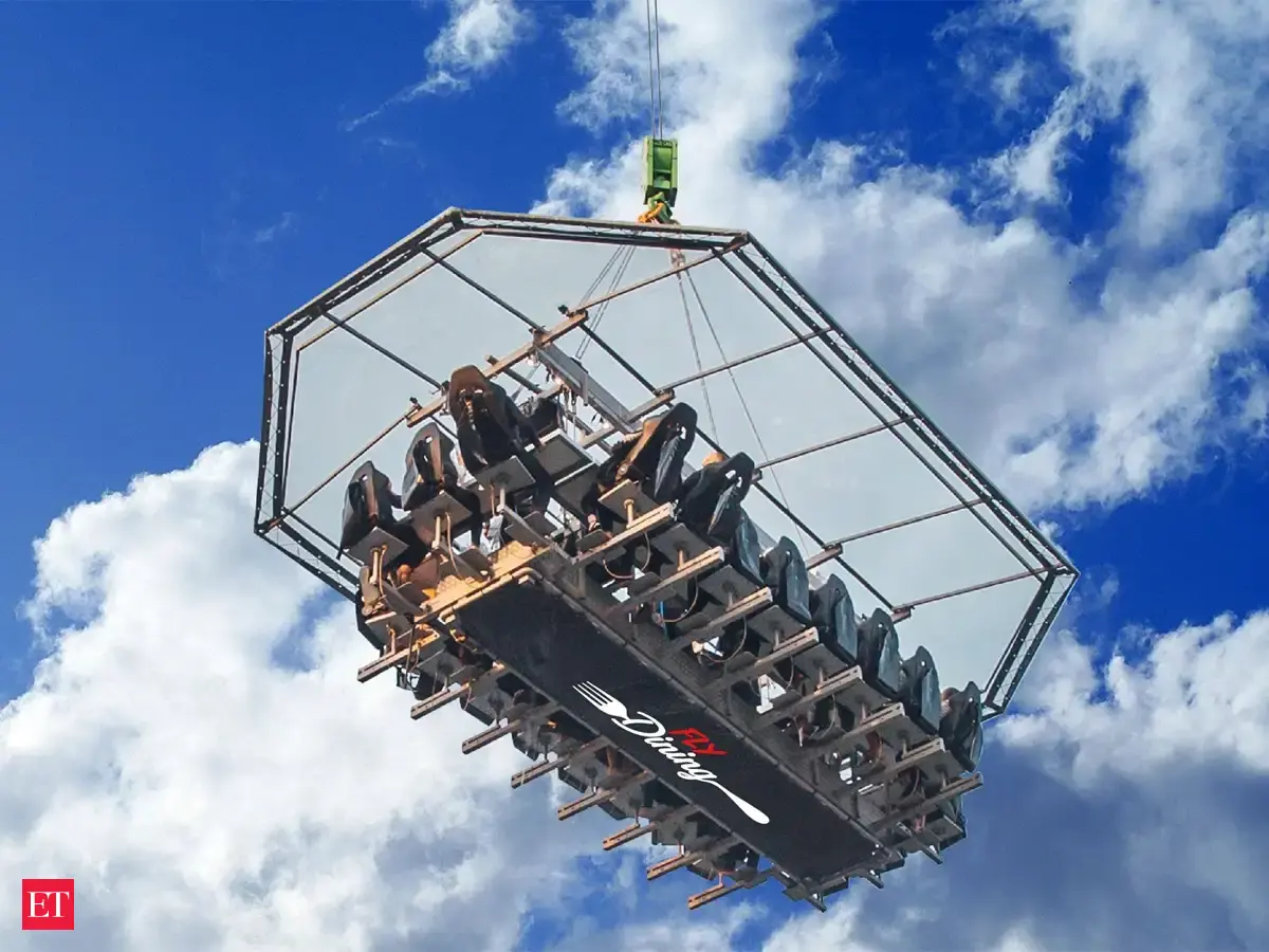 40 minutes in the air - Fly Dining: This floating restaurant in Noida ...
