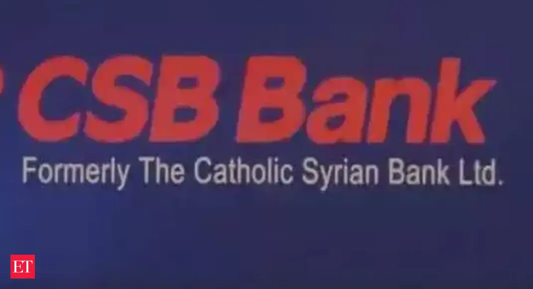 CSB Bank to open 425 branches in 5 years - The Economic Times