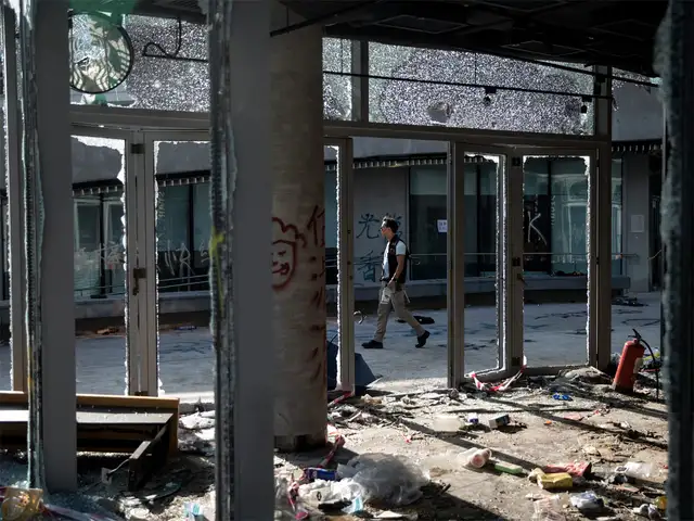 Irreparable damage? - Hong Kong police end 12-day siege of university ...