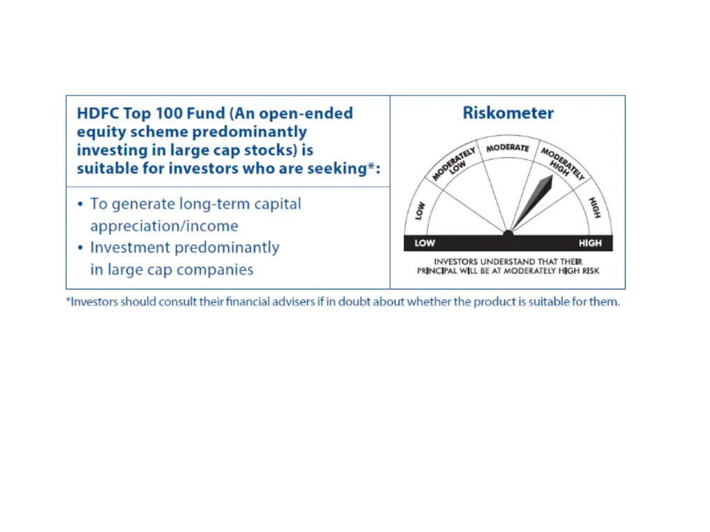 HDFC Top 100 Fund: An Ideal Investment option in large cap category ...