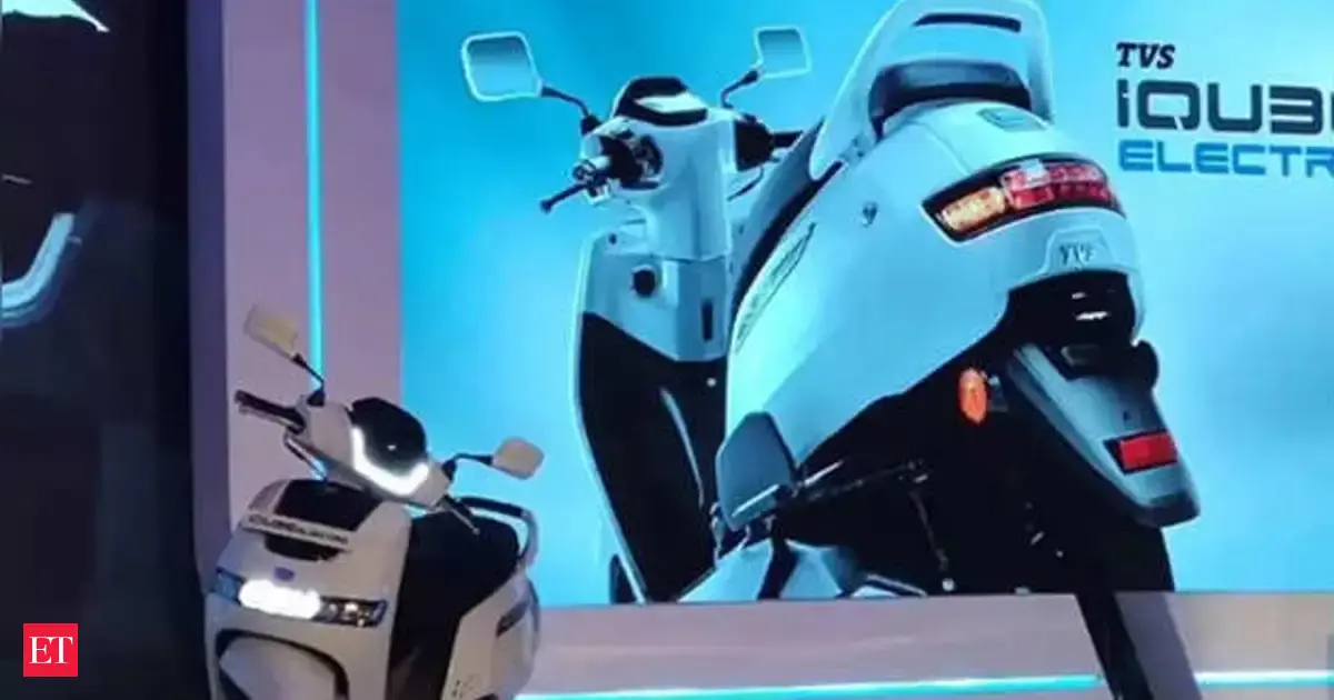 TVS electric scooter: TVS Motor plans to launch a portfolio of electric ...
