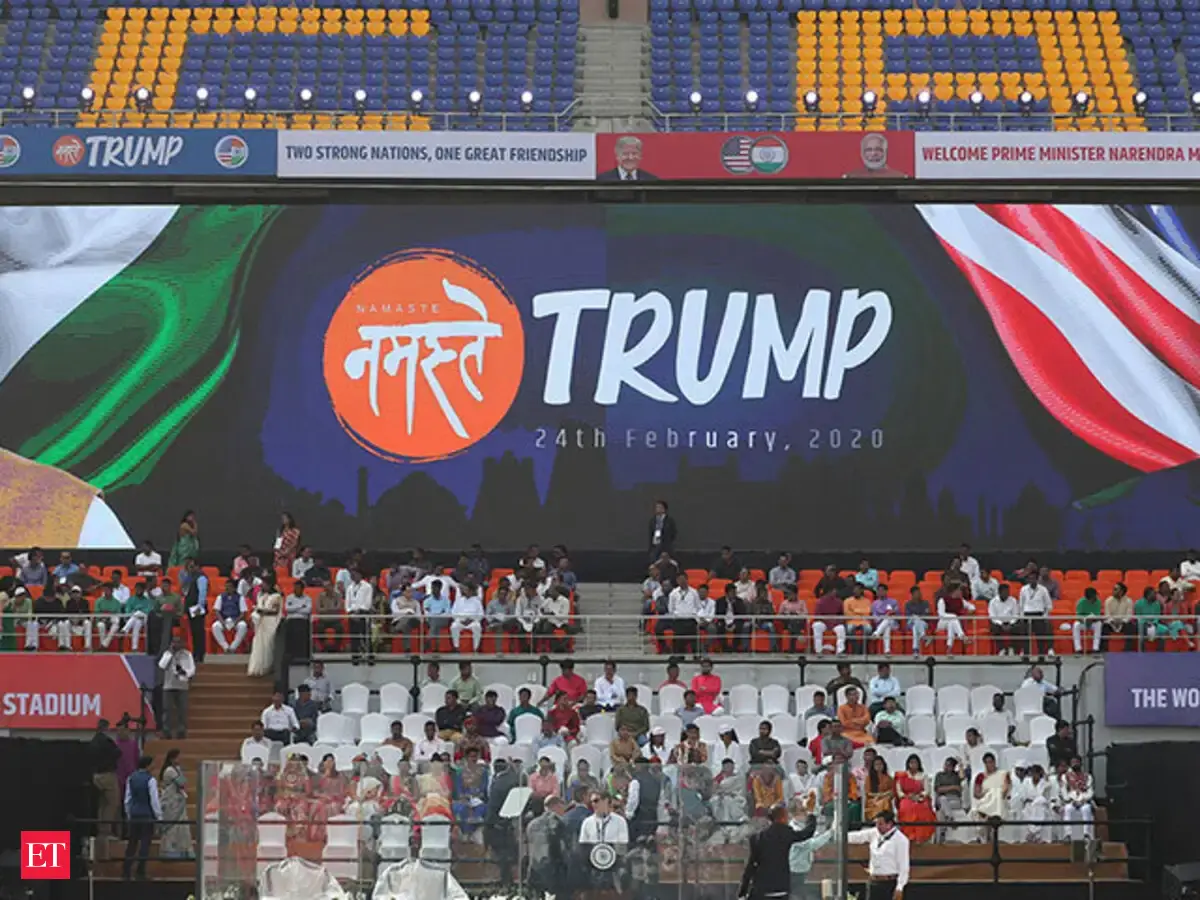 Namaste Trump: Glimpses from Ahmedabad ahead of President's arrival ...