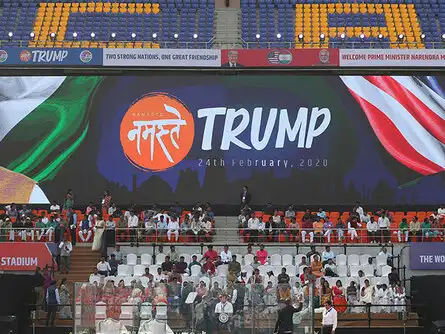 Donald Trump India visit Day 1 Highlights: Blockbuster event at Motera ...