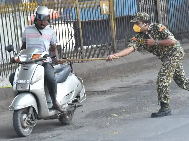 Lathi charge - Punishments you get for violating lockdown | The ...