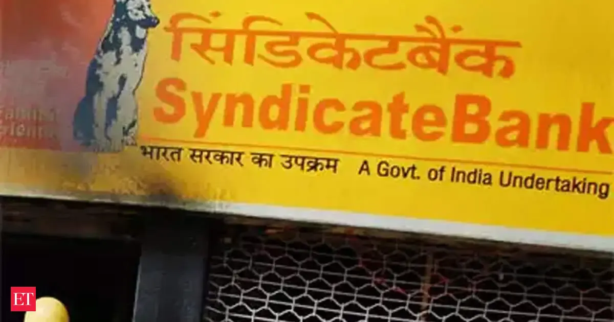 syndicate bank: Government appoints Syndicate Bank former CEO as ...