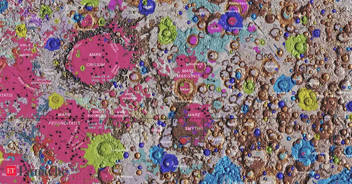 A detailed colour map of the moon is now here to help with future lunar ...