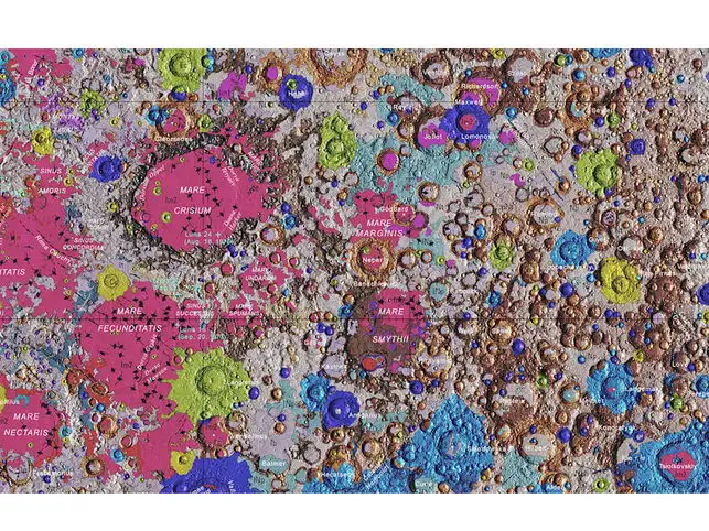 A detailed colour map of the moon is now here to help with future lunar ...