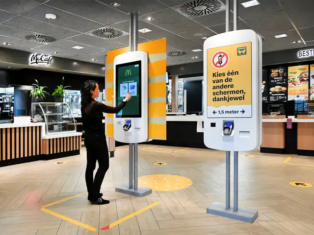 Using trolleys - Big Mac at a distance: McDonald's trials virus-proof ...