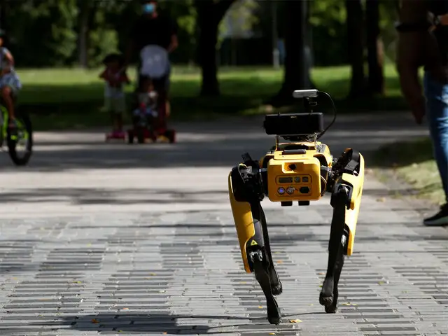 Constant vigil - Robot dog on virus park patrol in Singapore | The ...