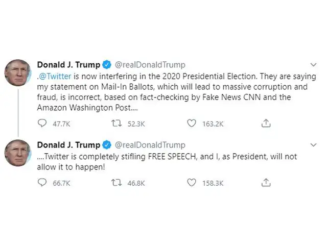 Response - Twitter fact-checks Trump | The Economic Times