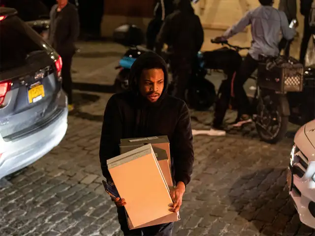 How a protest spiralled into looting in NYC - Protestors loot stores ...