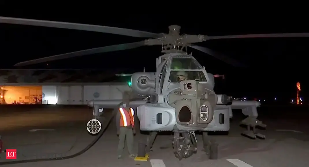 Apache power - Night moves: IAF carries out ops over Eastern Ladakh ...