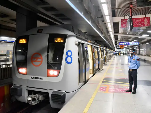 Social distancing - Here's how DMRC is preparing to resume operations ...