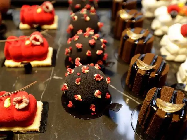Made of chocolate and raspberries - Coronavirus shaped dessert! Yes, it ...
