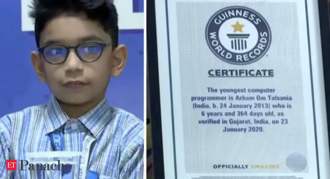 6-yr-old Arham Om Talsania becomes world’s youngest computer programmer ...