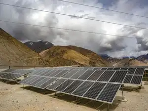 Ladakh gets largest solar project at Leh Indian Air Force station - The ...