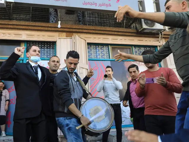 Rising cases - Small is beautiful: Gaza's toned-down Covid-era weddings ...