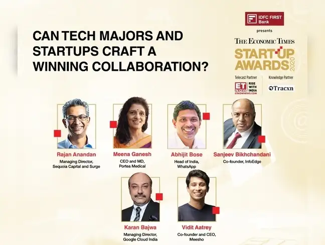 ET Startup Awards 2020: ET Startup Awards Dialogues: Startups, Big Tech need to start talking ...
