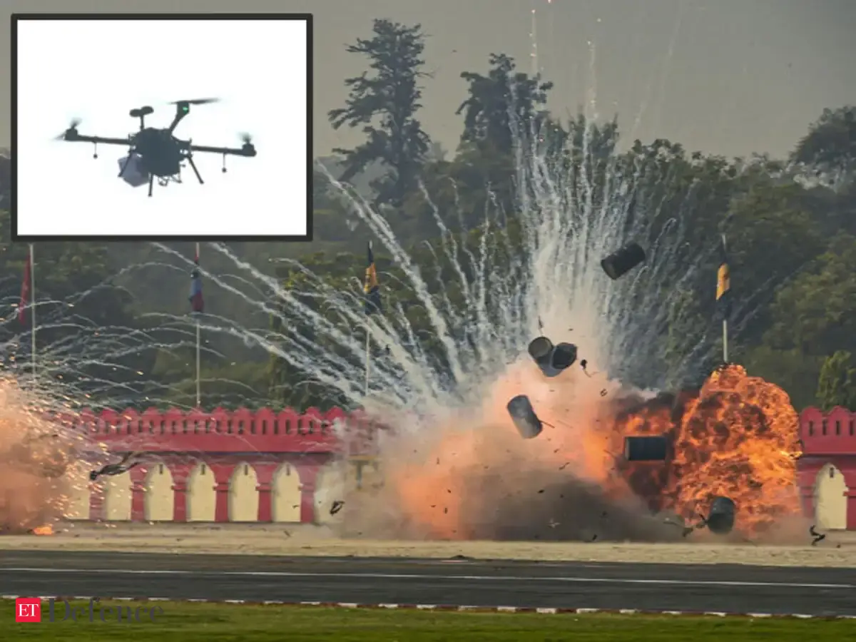Army Day: India demonstrates combat swarm drone system - The Economic ...