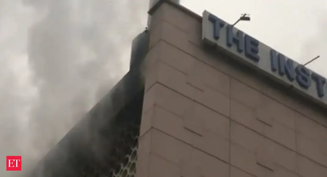 Fire at Engineers Bhawan building near ITO doused, no casualty reported ...