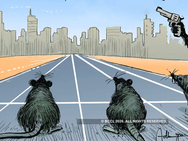 When it comes to winning the rat race - The Economic Times