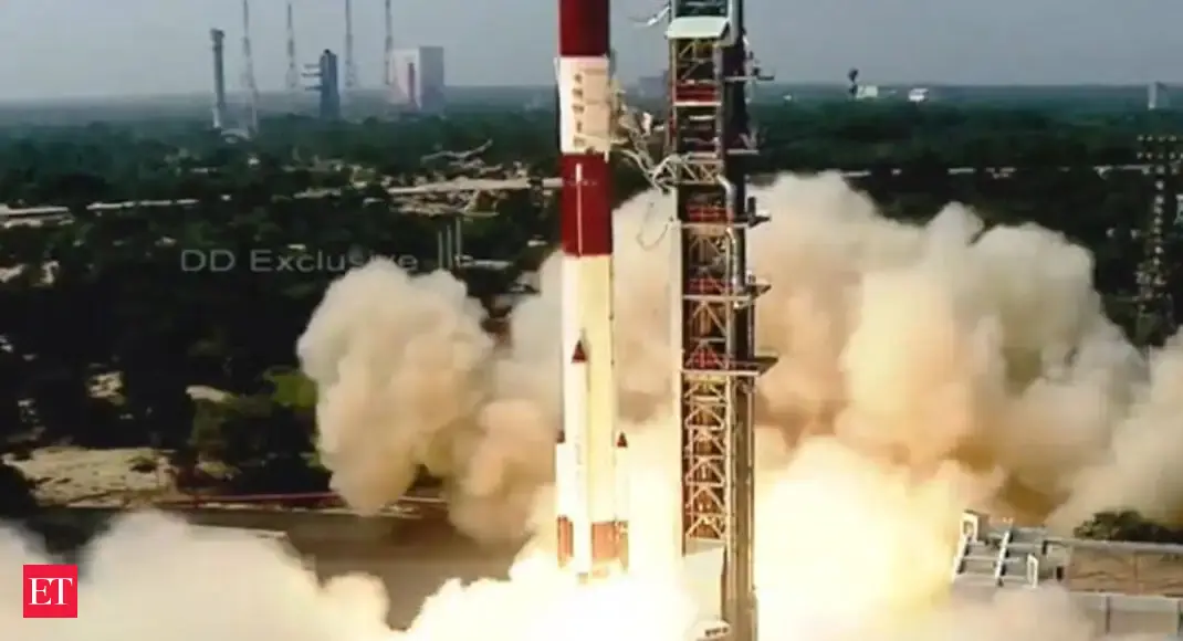 ISRO's PSLV-C51 carrying Amazonia-1 and 18 other satellites lifts off ...