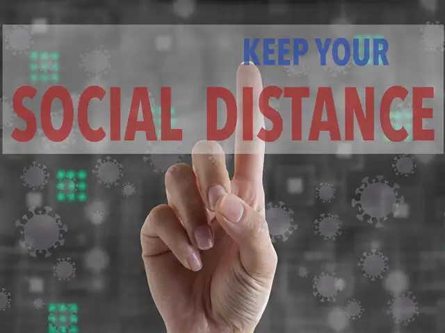 Maintain social distancing - Getting vaccinated is a step in the right ...