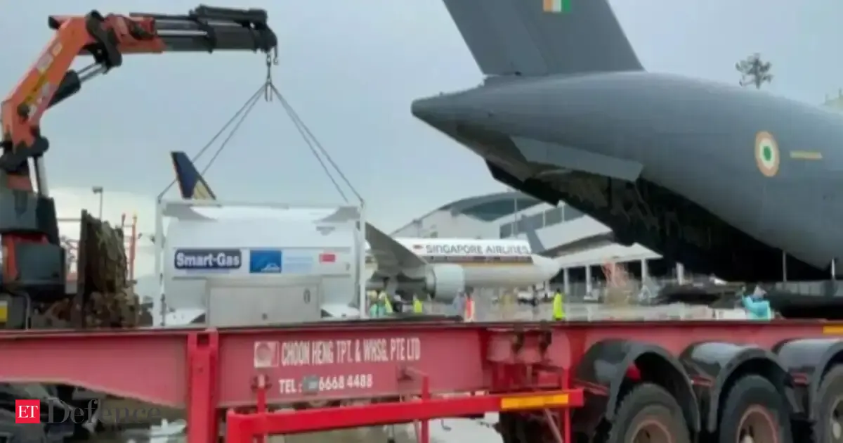 IAF brings 4 cryogenic oxygen containers from Germany - The Economic Times