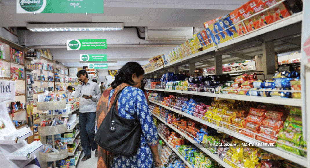 FMCG, grocery sales shrink amid supply chain woes - The Economic Times