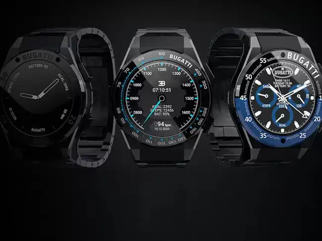 Bugatti unveils 3 new smartwatches with 90 different sport modes ...