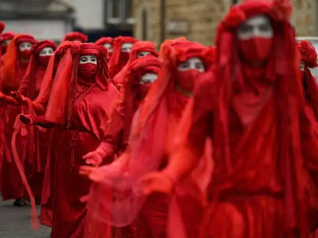 'Red Brigade' - Pikachus, politicians & pollution art: How activists ...