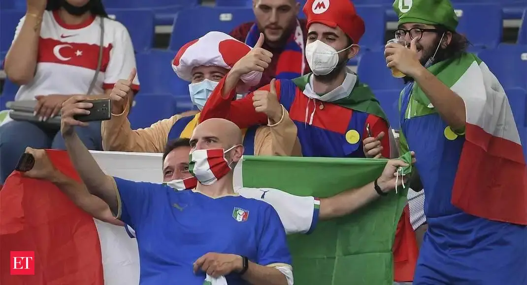 Eager fan - Fans return to stadium as UEFA Euro 2020 kicks off in style ...