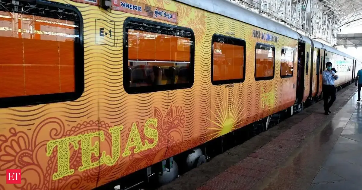 Railways starts rolling out Rajdhani Express with Tejas coaches with ...
