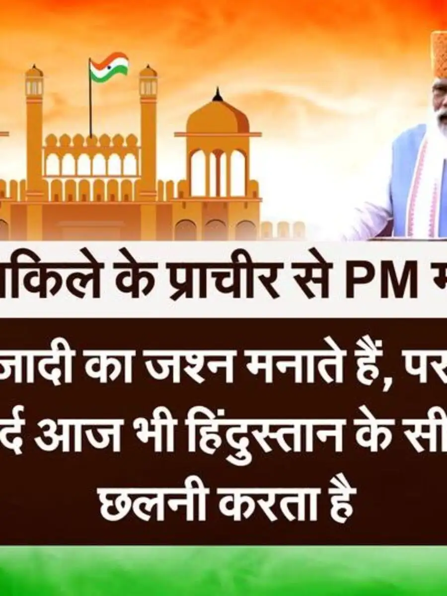 आजादी के जश्न पर पीएम ने याद किया बंटवारे का दर्द | Navbharat Times